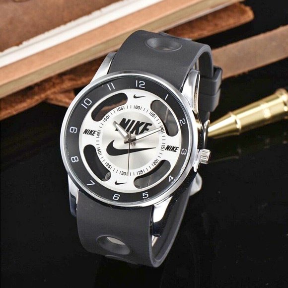 Nike | Accessories | Nike Watch White Hollow Analog Sports Wristwatch ...
